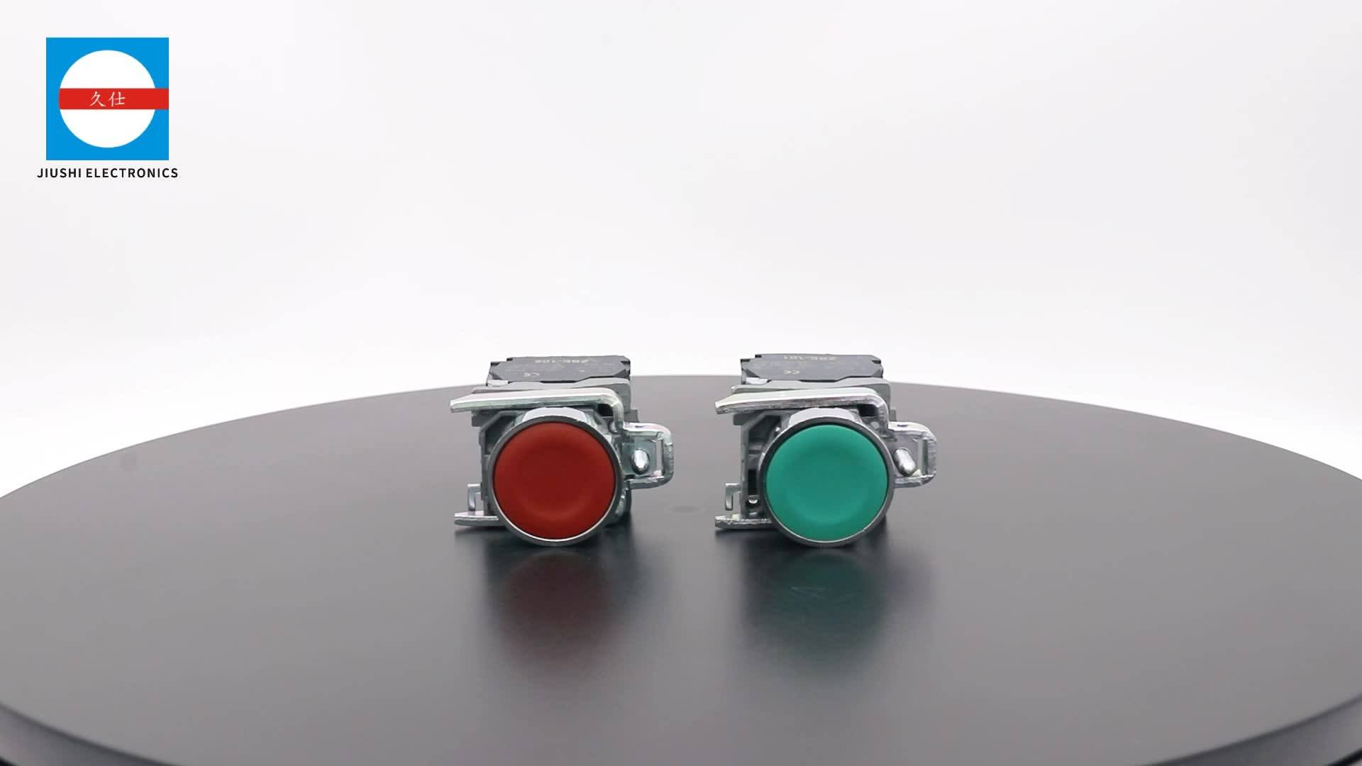 Xb4-ba42 Momentary Pushbutton Switch Silver Contact Red 1nc - Buy ...