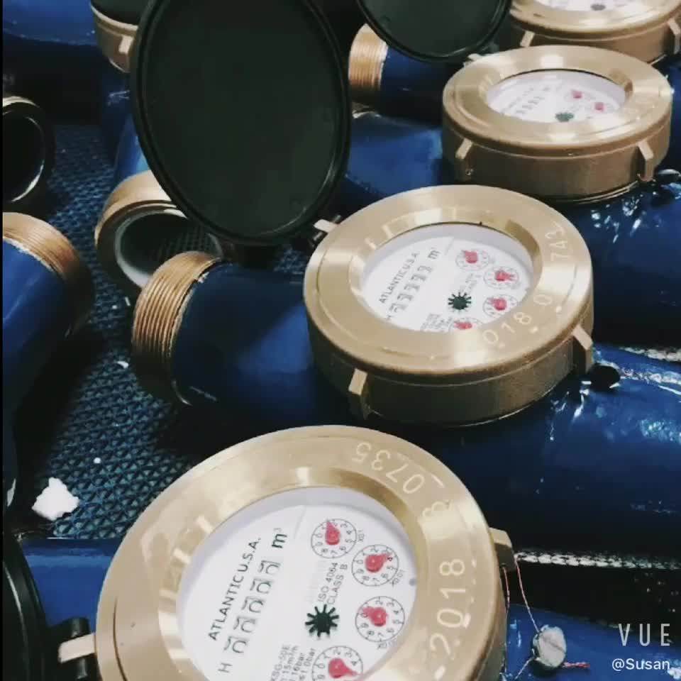 Dry Dial Water Meters Multi-jet Water Meter Brass Body Dn15~50mm Water ...