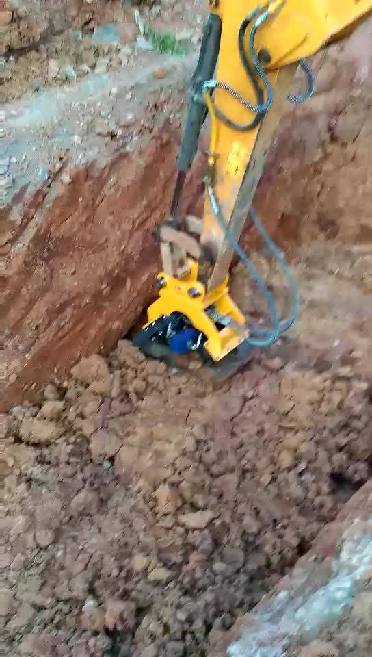 10 Ton Hydraulic Vibro Concrete Compactor Soil Plate Compactor Machine ...