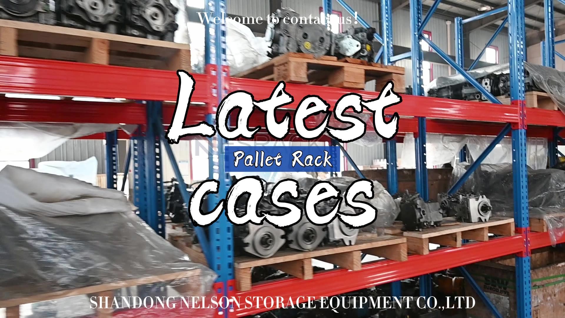 Shelving Systems Industrial Pallet Racks Heavy Duty Steel Warehouse ...