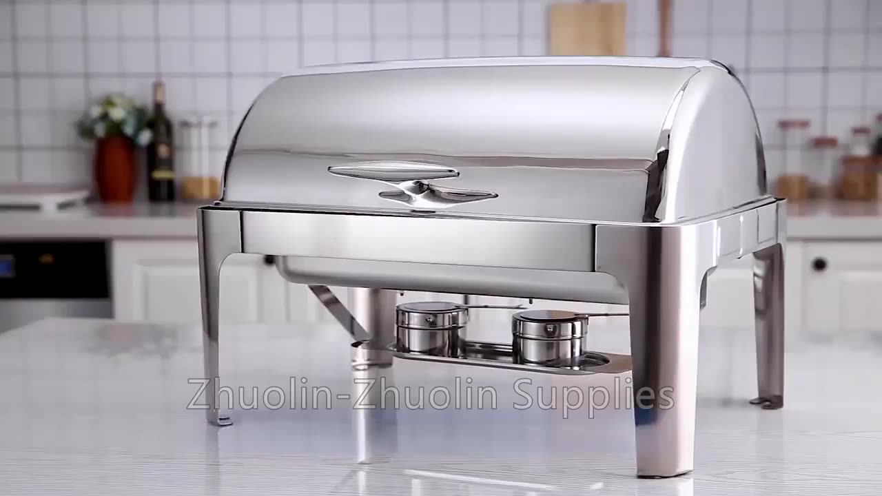 Buffet Occasion Gold And Siiver Shafer Food Warmer Serving Dishes Stand ...