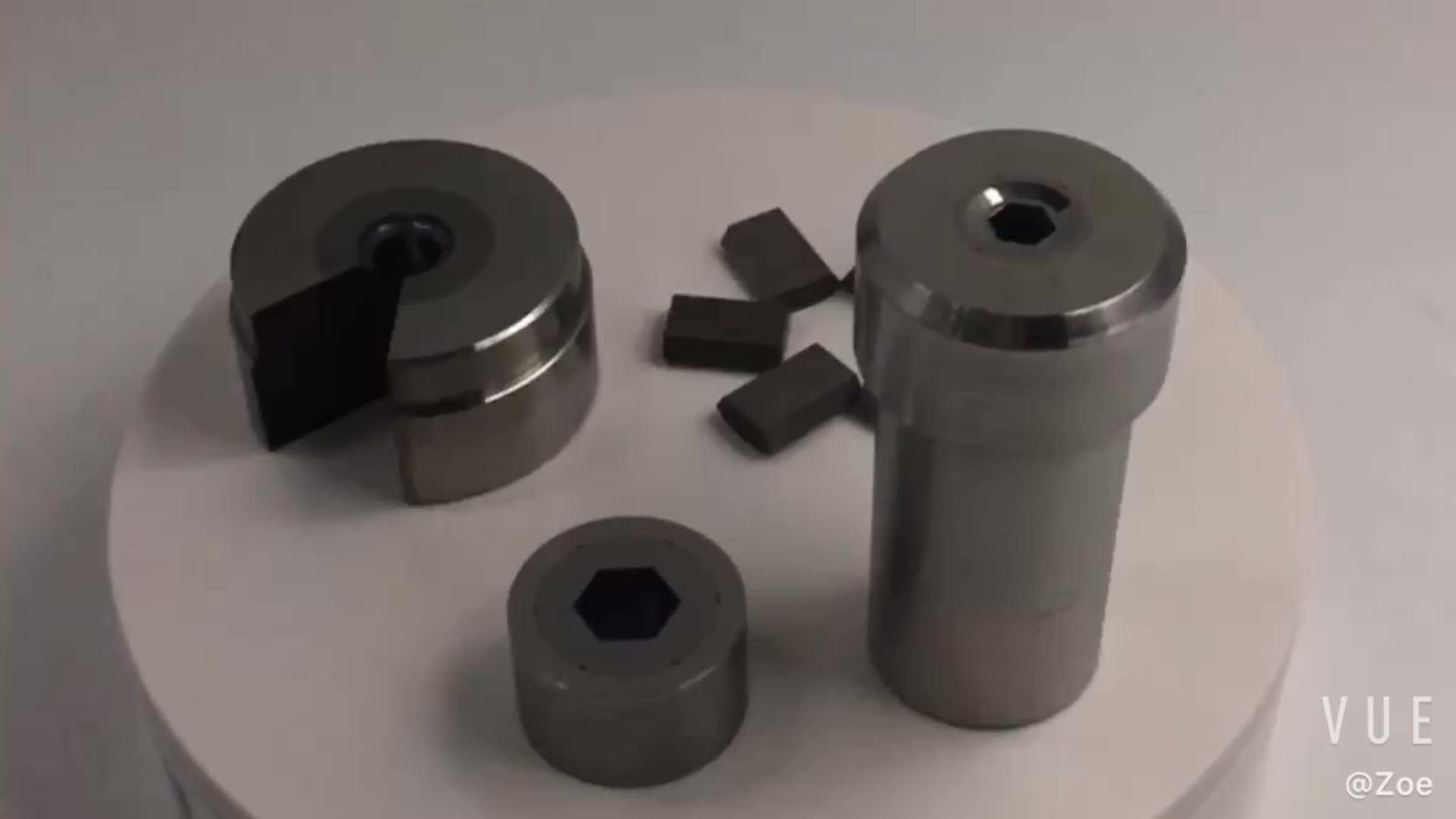 Nut Die Tungsten Carbide Hexagonal Nuts Segmented Screw Forming Dies ...