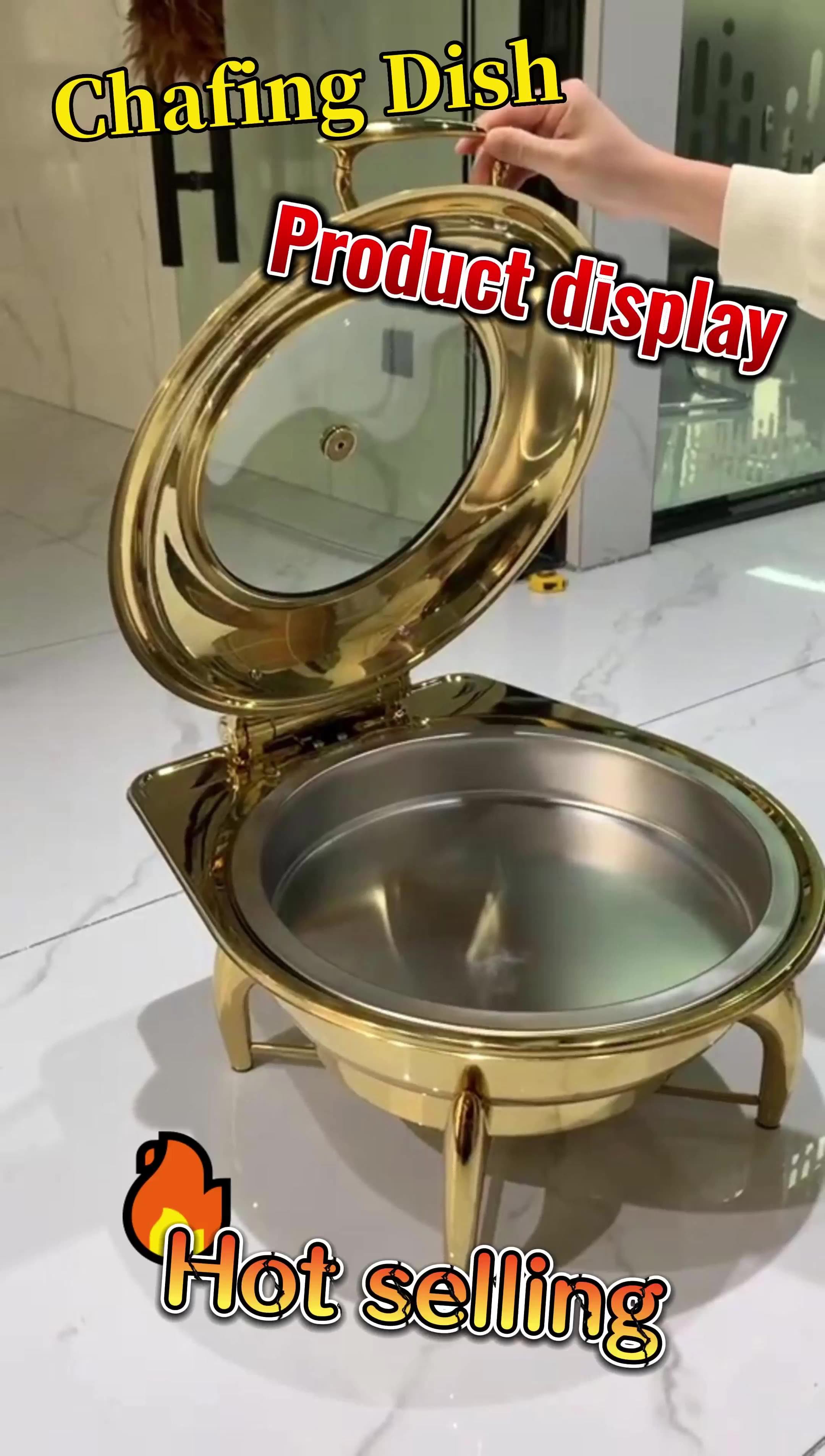 Other Hotel Supplies 6.5l Cheffing Stainless Steel Chef Dish Set Food ...