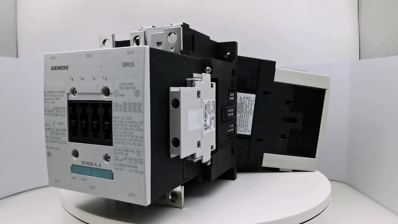 西门子交流接触器3RT5064-6AP36-6...6 3RT1064 225A 110KW 3TF53-阿里巴巴