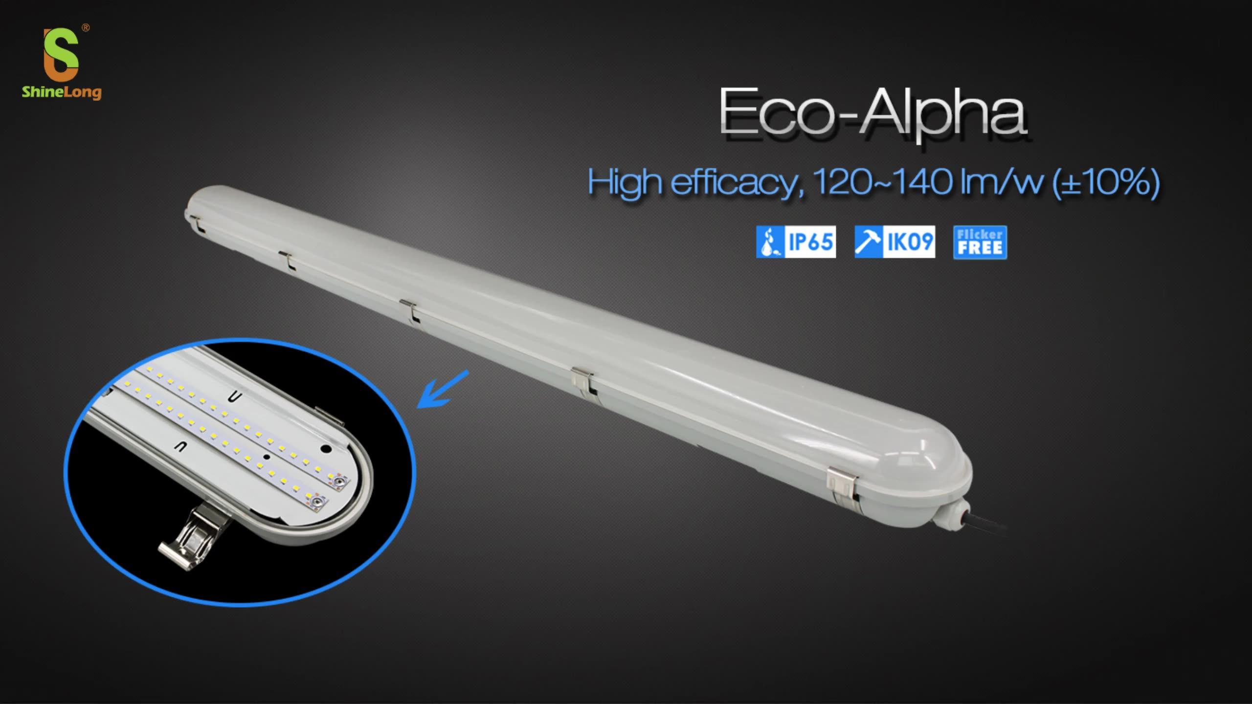 2024 New Alpha Pc Three-proof Lamp Ip65 Ik09 Approved 0.6m 1.2m ...