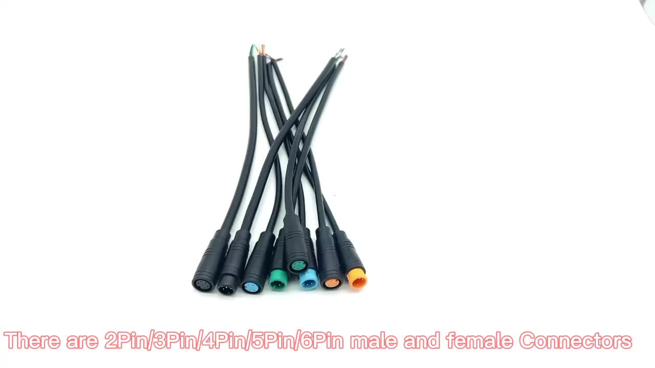 Electrical 2 3 4 5 6 Pin M6 M7 M8 Ip65 Wire Waterproof Connector Cable ...