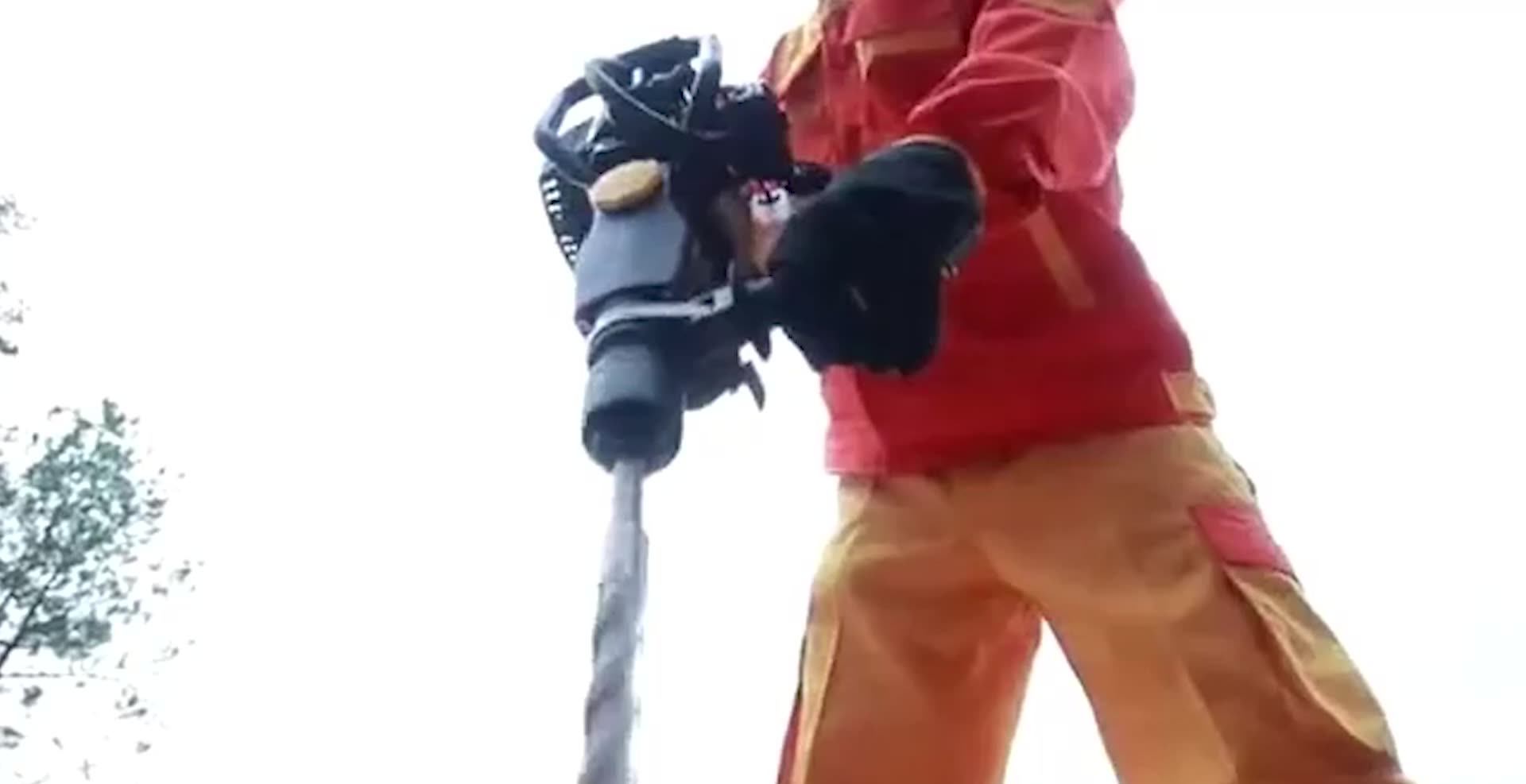 Hand Held Gasoline Powered Stone Hole Drilling Machine - Buy Hole ...