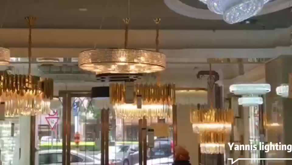 3 Layers Oval Shape Hotel Lobby Ballroom Lamp Large Hotel Light Pendant ...