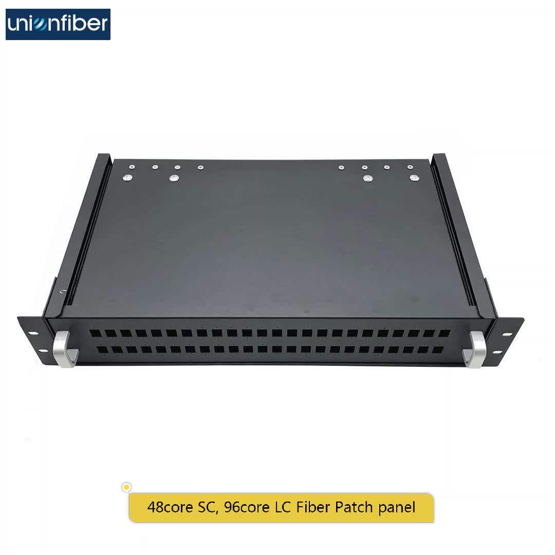24 Port 1u Fiber Patch Panel With Lc Connectors Drawing Type Fiber ...