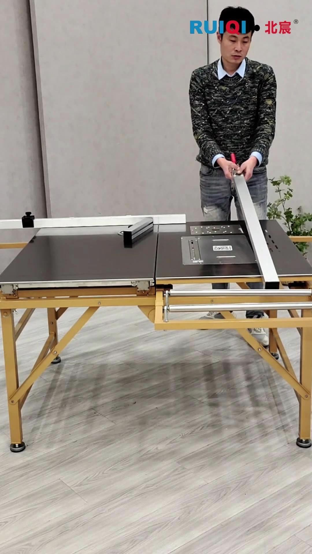 Jt160 Portable Folding Woodworking Table Saw Mobile Tablesaw Sawmill ...