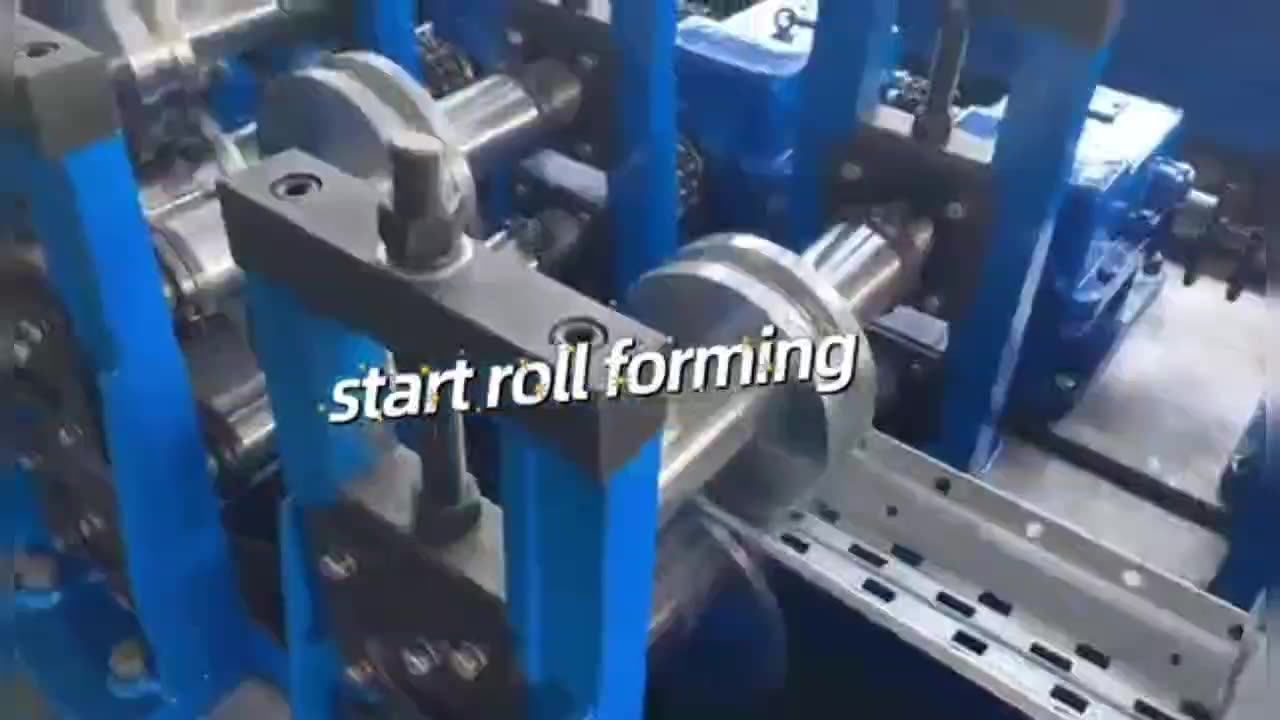 Shelf Panel Upright Post Supermarket Storage Rack Roll Forming Machine ...