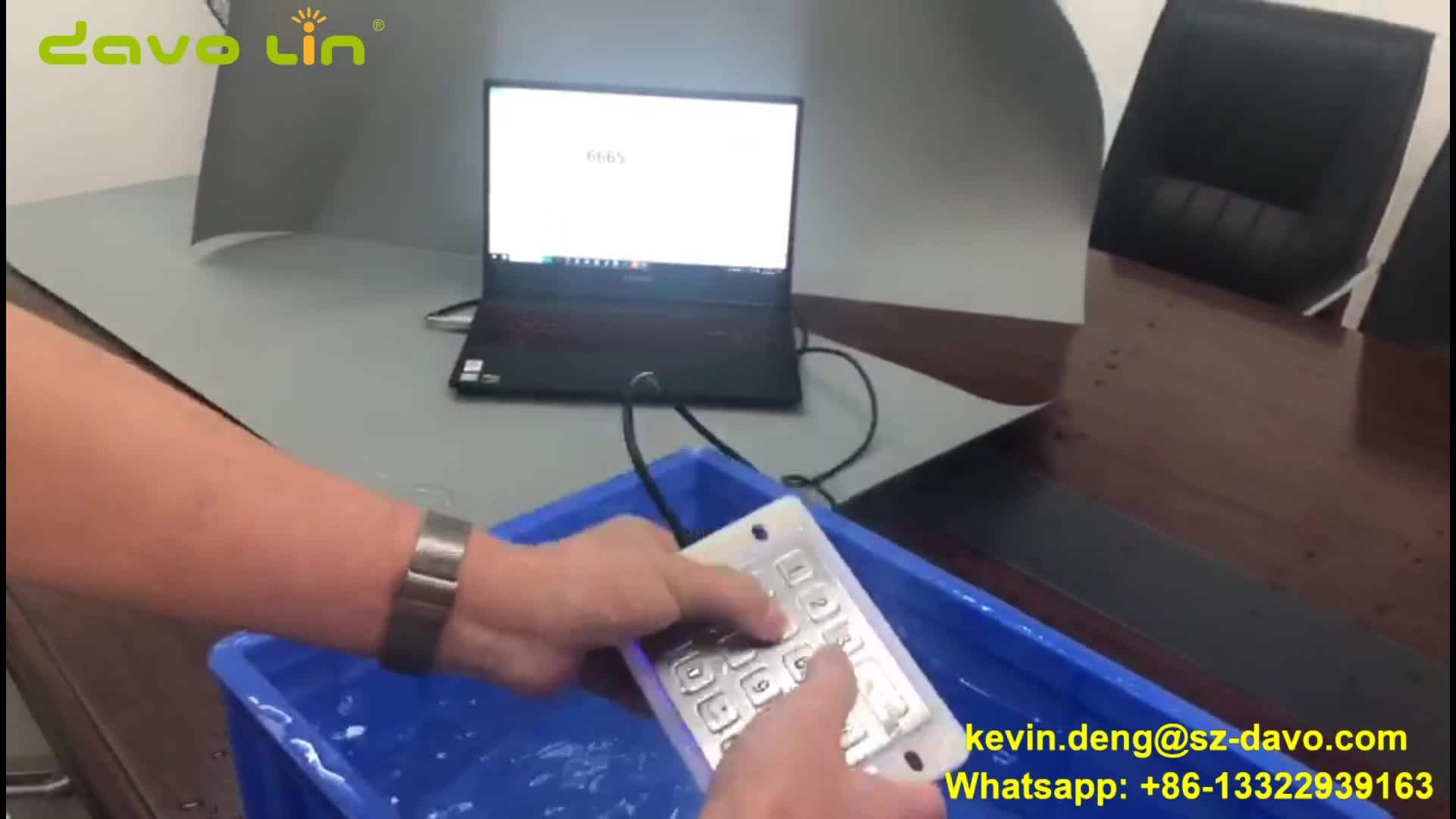 Industrial Usb Kiosk Illuminated Keypads Ip68 Waterproof Metal ...