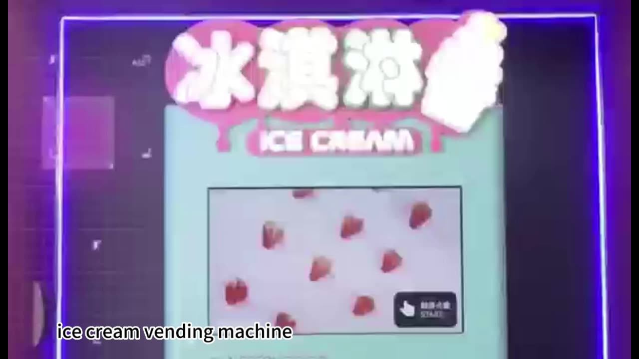 Smart Fully Automatic Smoothie Gelato Ice Cream Bubble Tea Vending ...