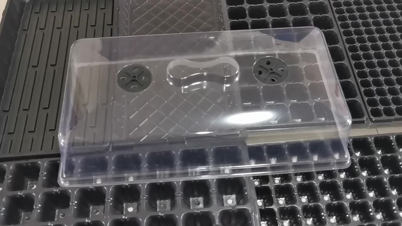 Plastic Seed Trays Kit Reusable Seedling Starter Germination Trays ...