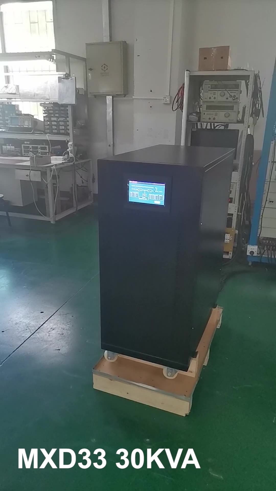 Industrial Low Frequency Ups 30kva 3 Phase Input 1 Phase Output Online Ups With Output Isolation ...