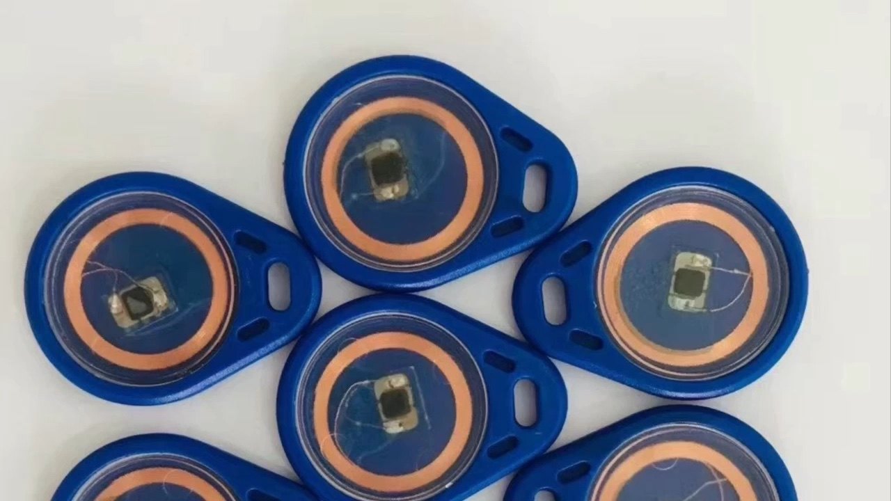 Blank Programmable Nfc Abs Keyfob Tag 1k Key Fob For Access Control ...