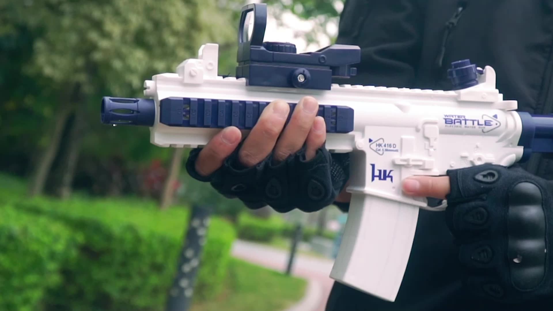 Real Looking M416 Summer Beach Auto Long Range High Pressure Water Gun ...