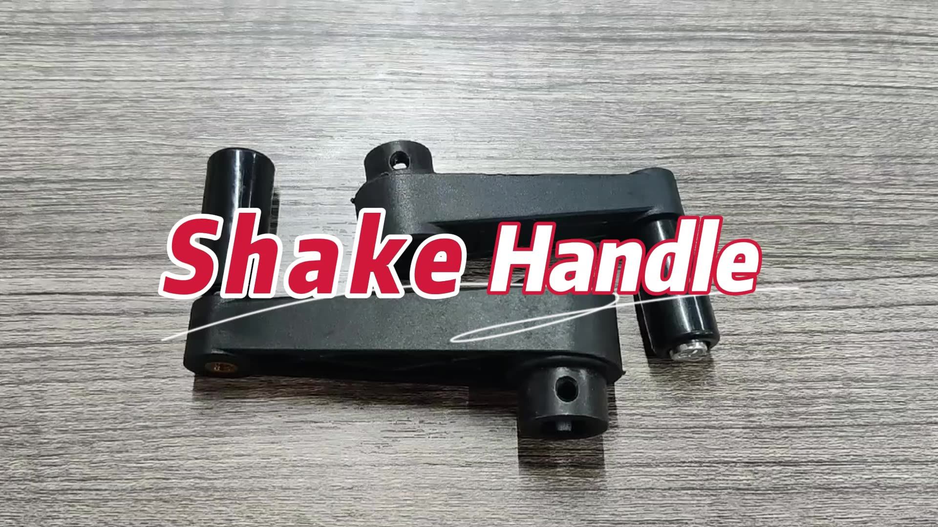 Black Plastic Square Hole Crank Handles Nylon Shake Handle With ...