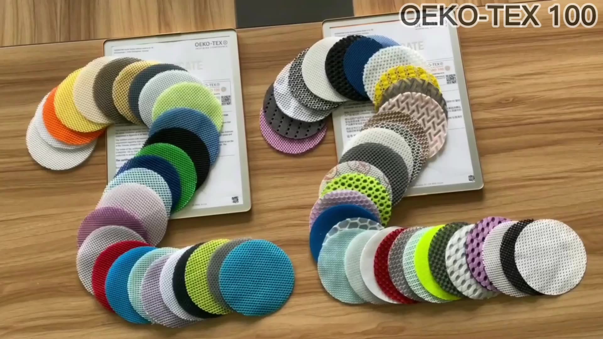 2.5 Mm Breathable Black Polyester 3d Cool Air Mesh Fabric With Holes ...