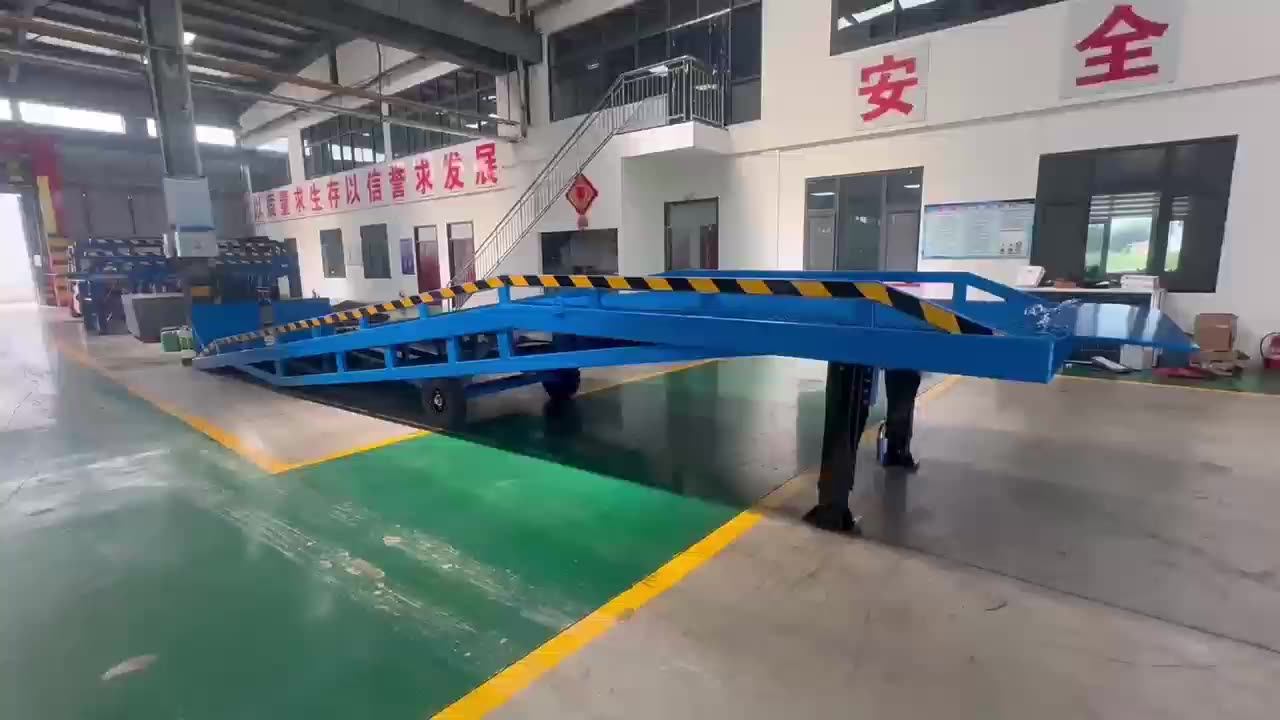 Forklift Ramp Loading And Unloading Platform,Movable Ramp Bridge Load ...