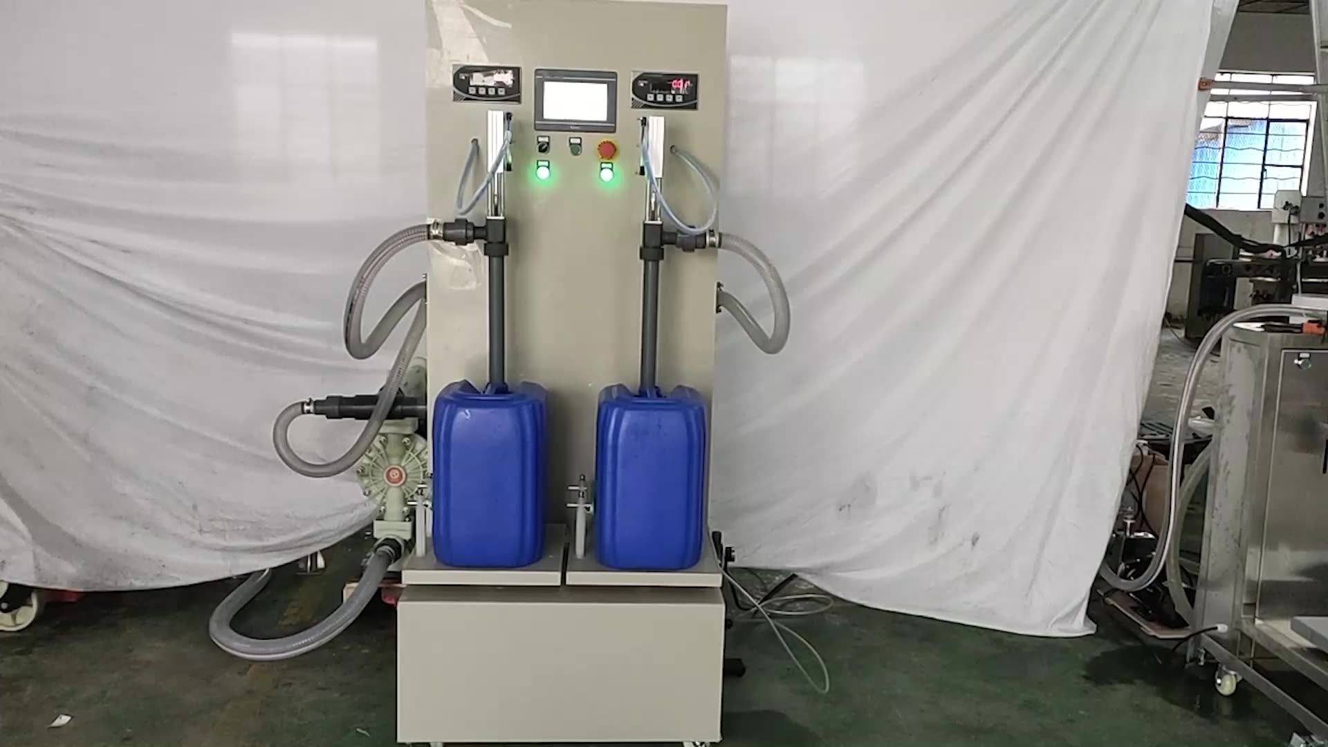 Double Head Semi Automatic 1 Gallon Bleach Liquid Anti-corrosive Toilet ...