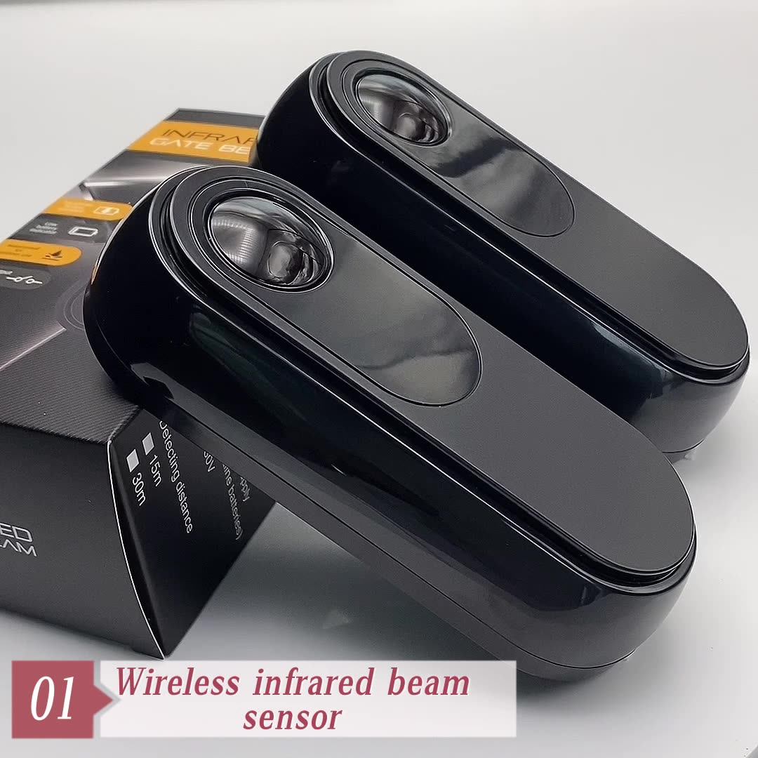 Wireless 15m Waterproof Battery Operated Infrared Safety Photocell Beam ...