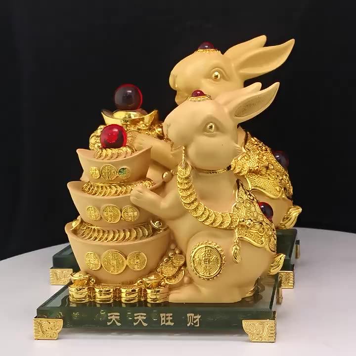 Chinese Zodiac Sculpture Glass Base Home Office Table Decor Figurine ...