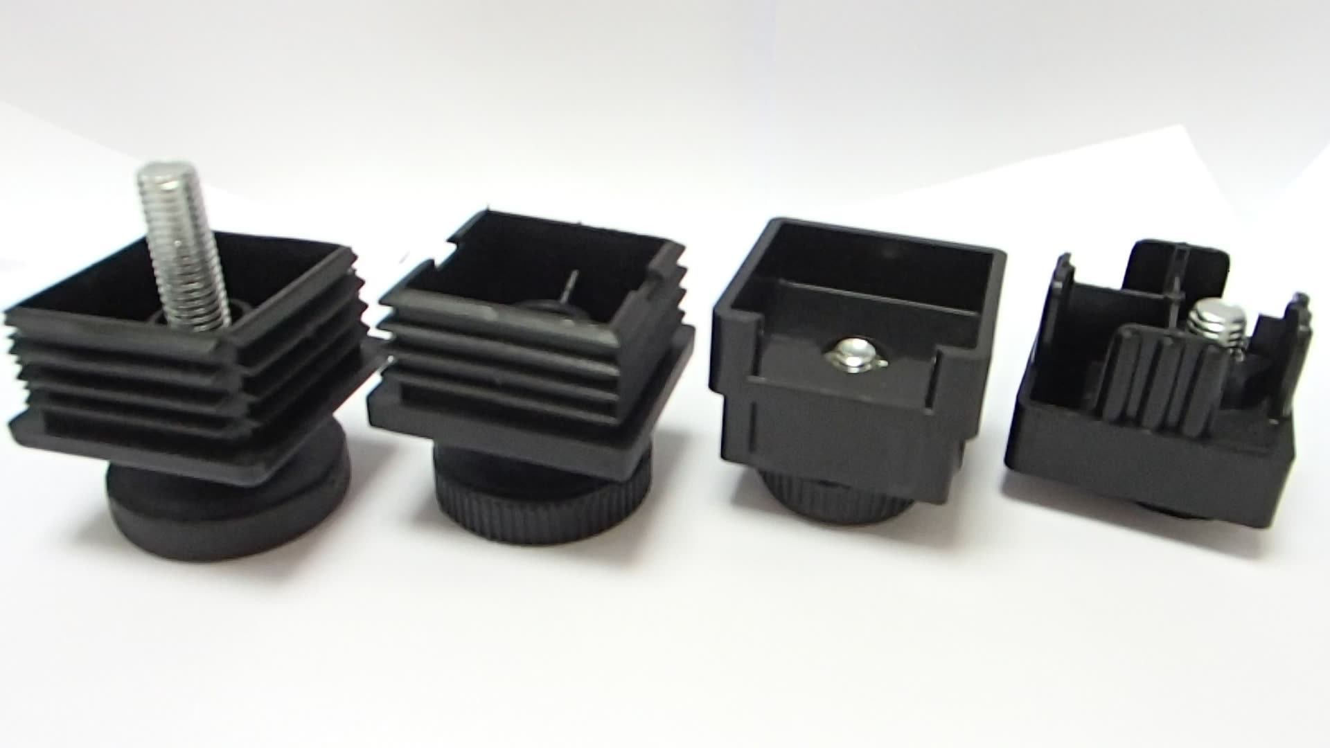 Adjustable Leveling Feet With Square Tube Insert Screw Tube Insert ...