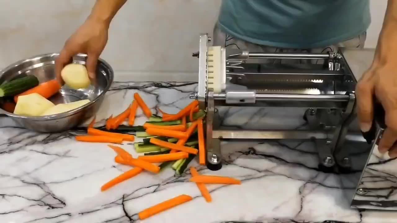 Commercial Automatic Carrot French Fry Cutter Machine Cutter Machine ...