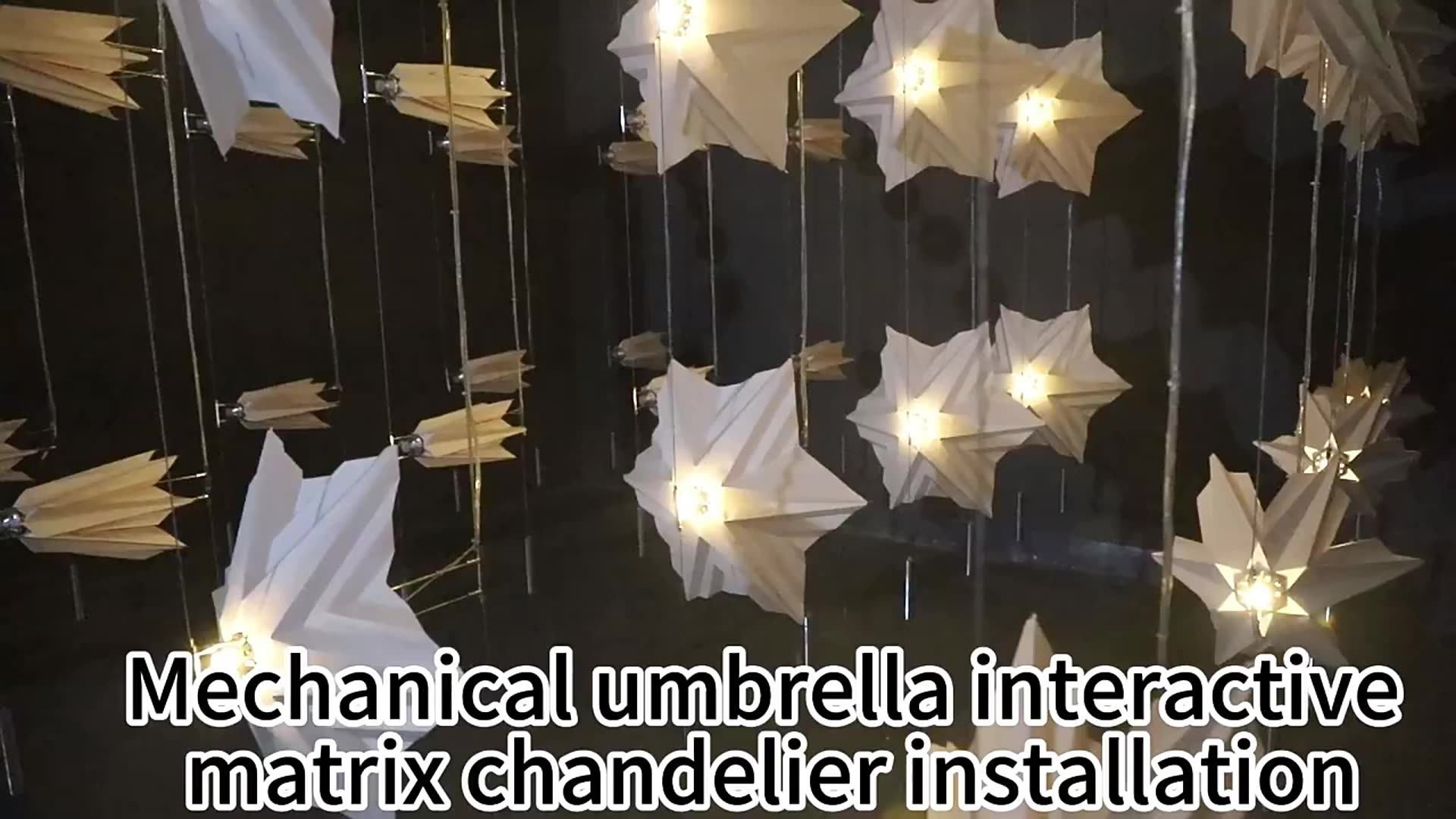 Nordic Design Creative Kinetic Lighting Decoration Mechanical Umbrella ...