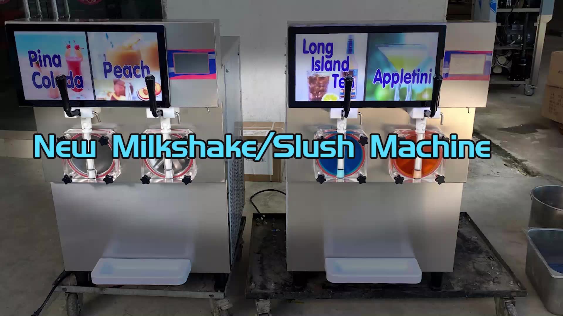 Commercial Slash Machine Slush Granita Machine Frozen Beverage ...