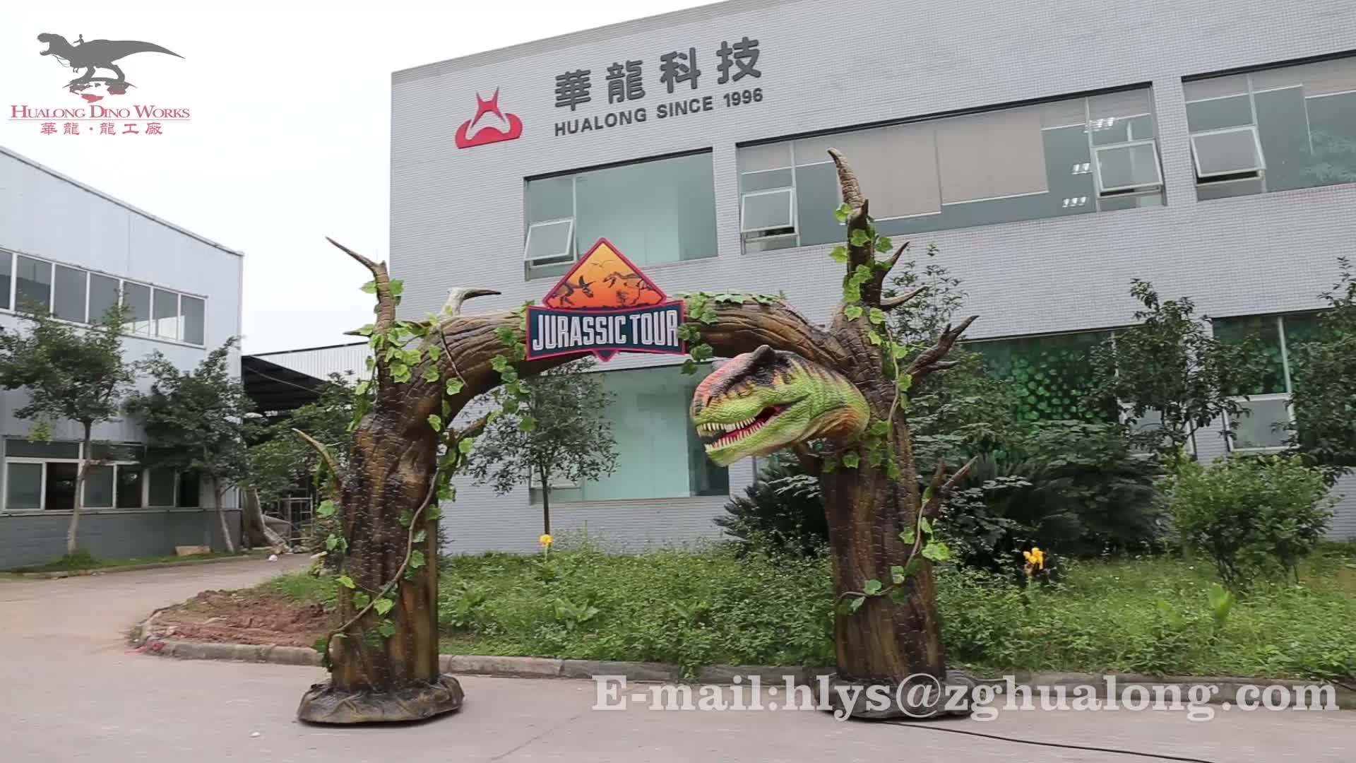 Dinosaur Theme Park Entrance Customized Dinosaur Gate - Buy Dinosaur ...