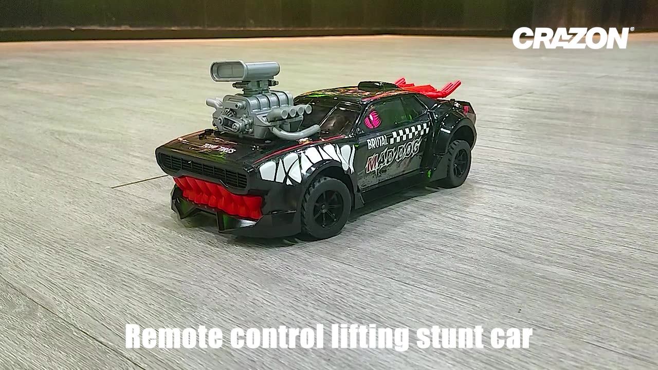 1:14 Scale Stunt Rc Lift Car With Police Siren - Indoor & Outdoor ...