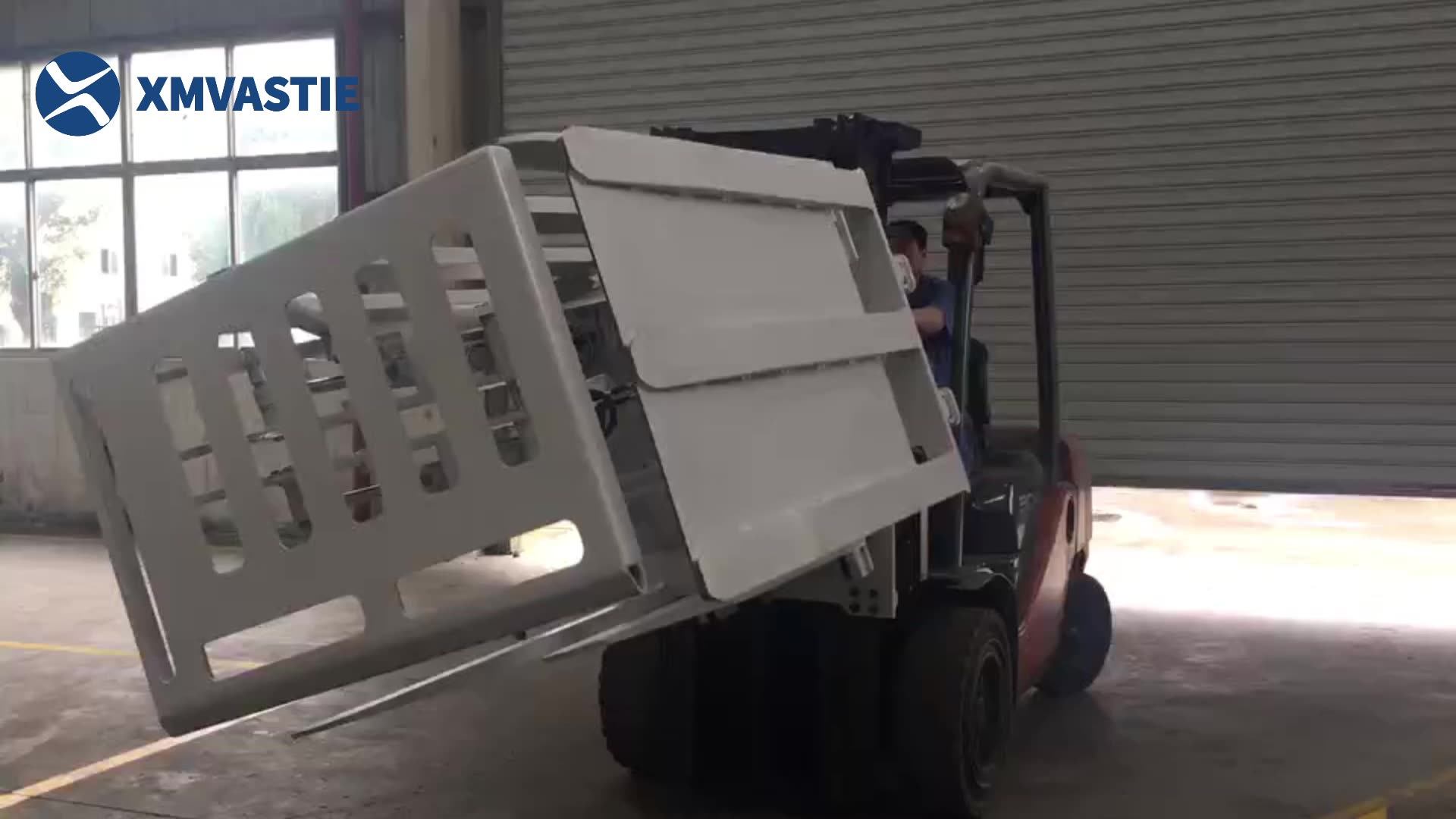 Forklift Pallet Turnover Clamp With Pusher Forklift Handling Equipment ...