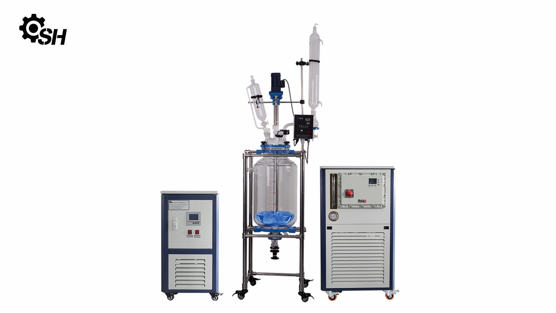 Laboratory Double Layer Polymer Glass Reactor - Buy Polymer Glass ...