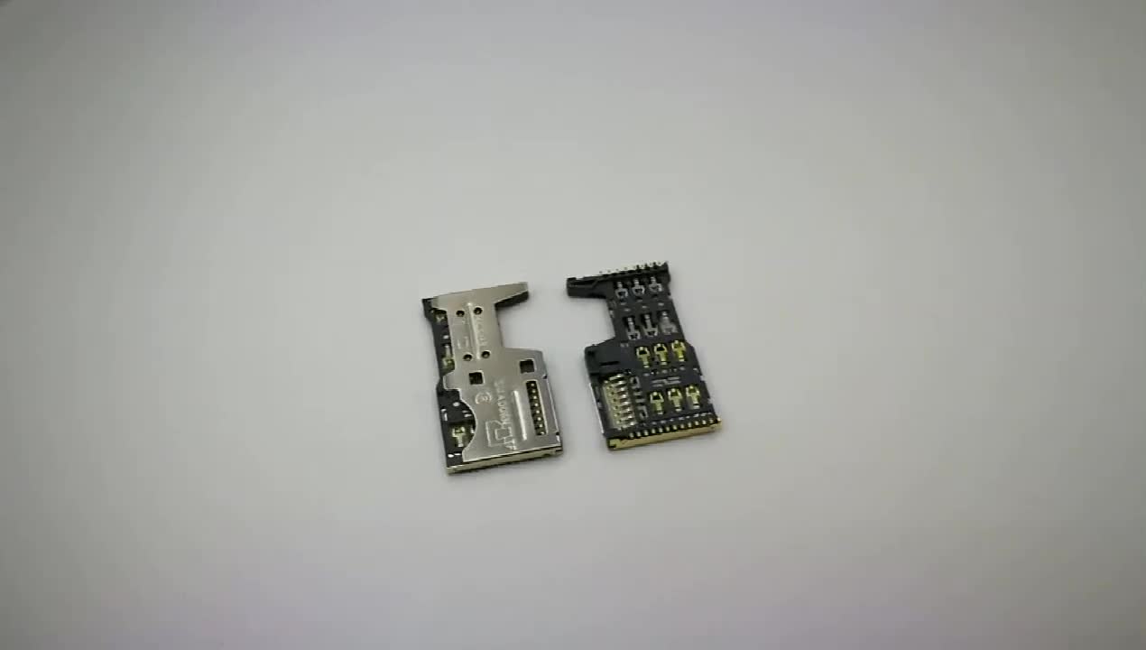 Micro Sim Card Connector Sim Card Connector Tf Micro Sd Card Connector 3 In 1 Series Buy Micro