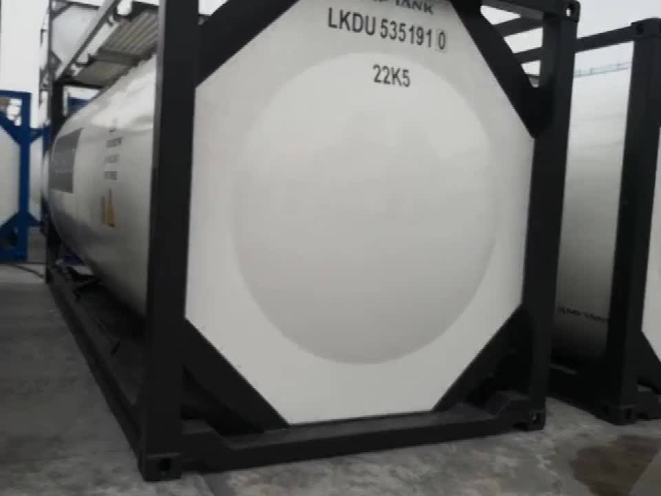 20 Feet 40 Ft Sodium Hypochlorite Storage T11 T14 Iso Tank Container ...