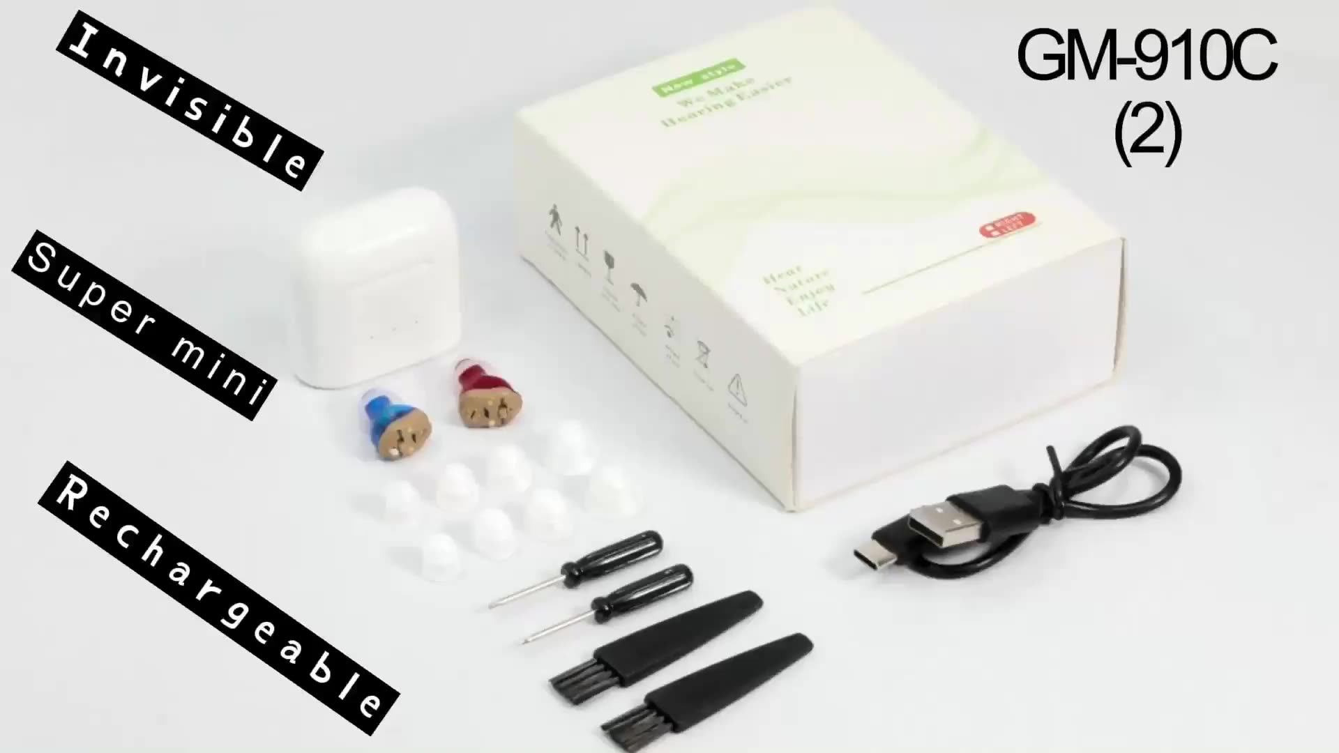 Ear Machine Mini Invisible Hearing Aids Price List Rechargeable Deaf ...