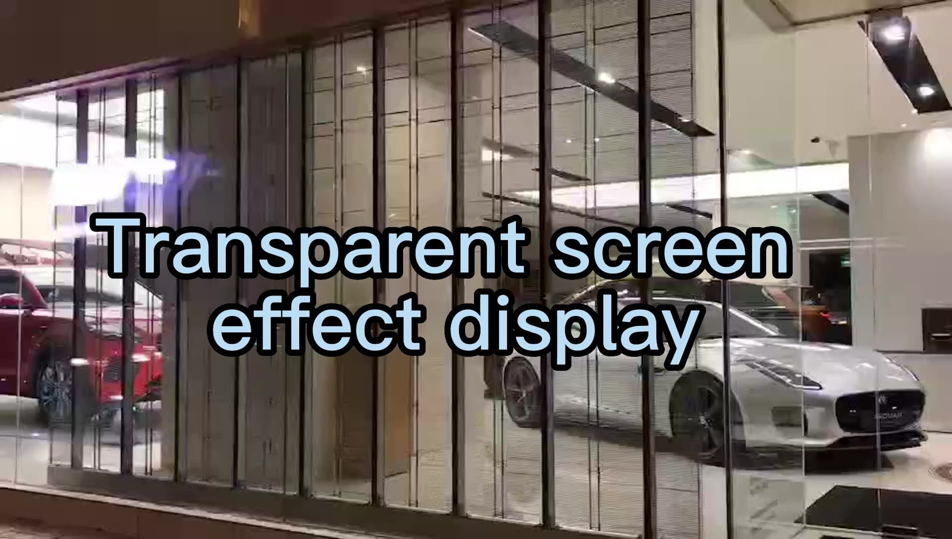 Hot Sale Transparent Led Curtain Display Transparent Flexible Led ...