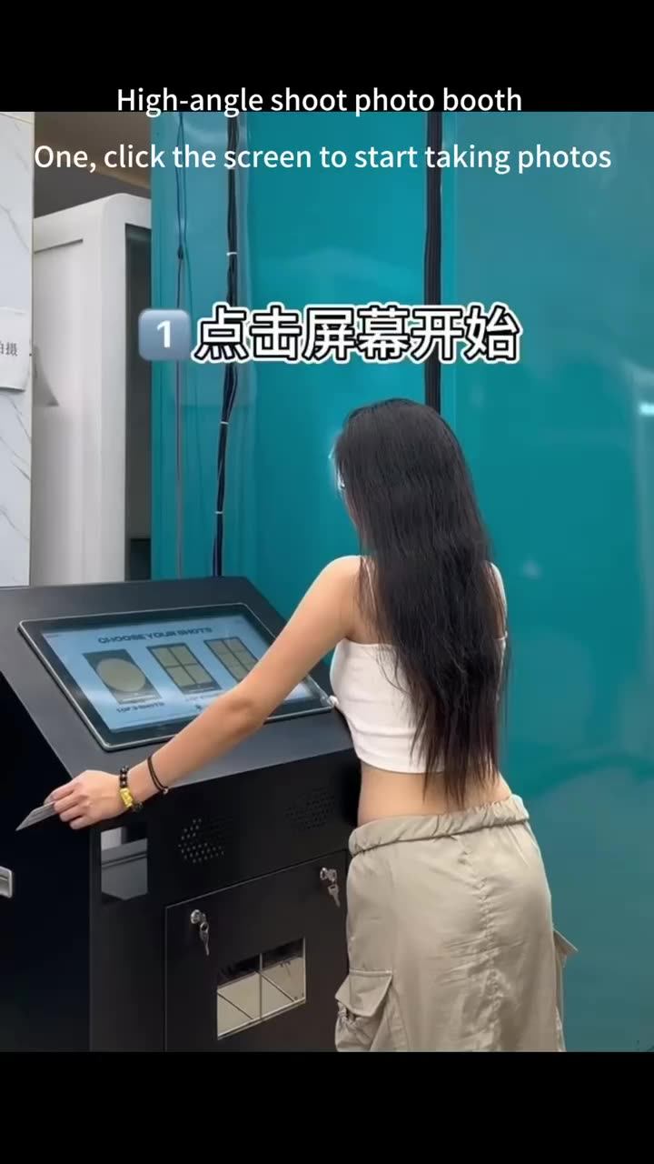 360 Overhead Photo Booth Kiosk Customized Wedding Event Multiple ...