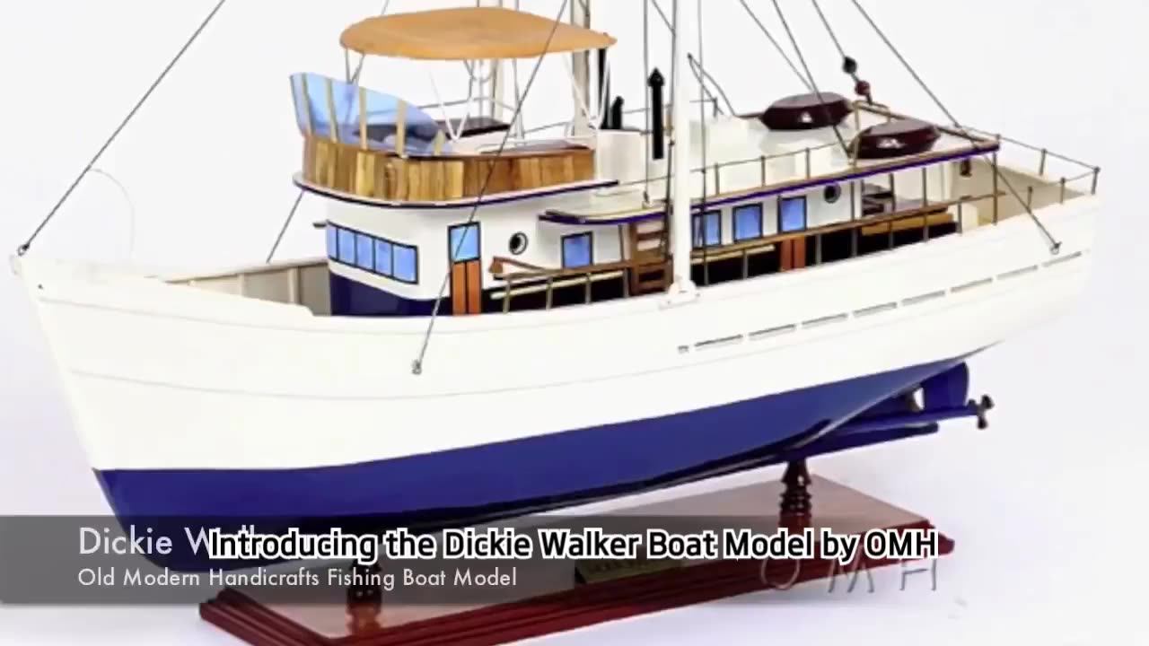 Dickie Walker Boat Model | Sample Available - Buy Peterborough Drakkar ...