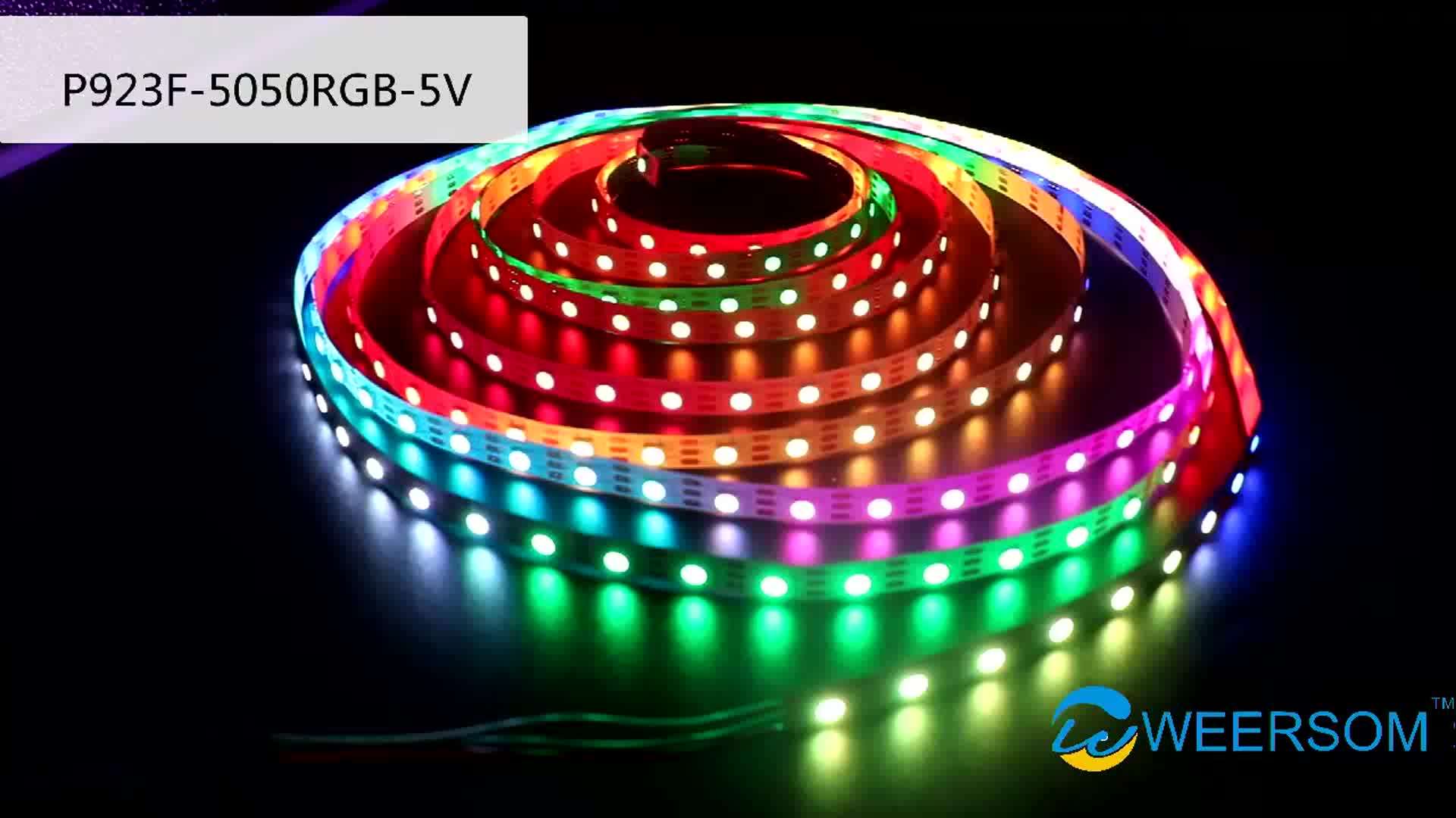 High Quality Hot Sale Dc 5v Digital Smd 5050 Rgb Led Strip Light - Buy ...