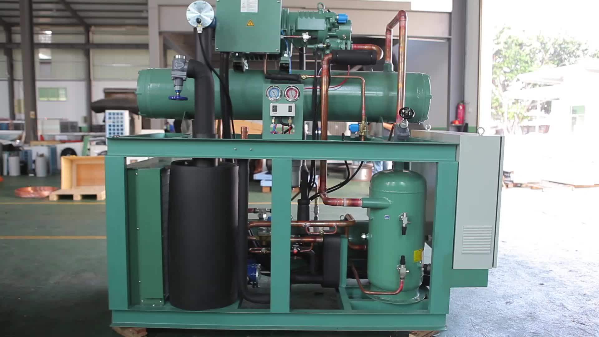 High Quality 3hp Bitzer Condensing Unit Semi-hermetic Compressor For ...