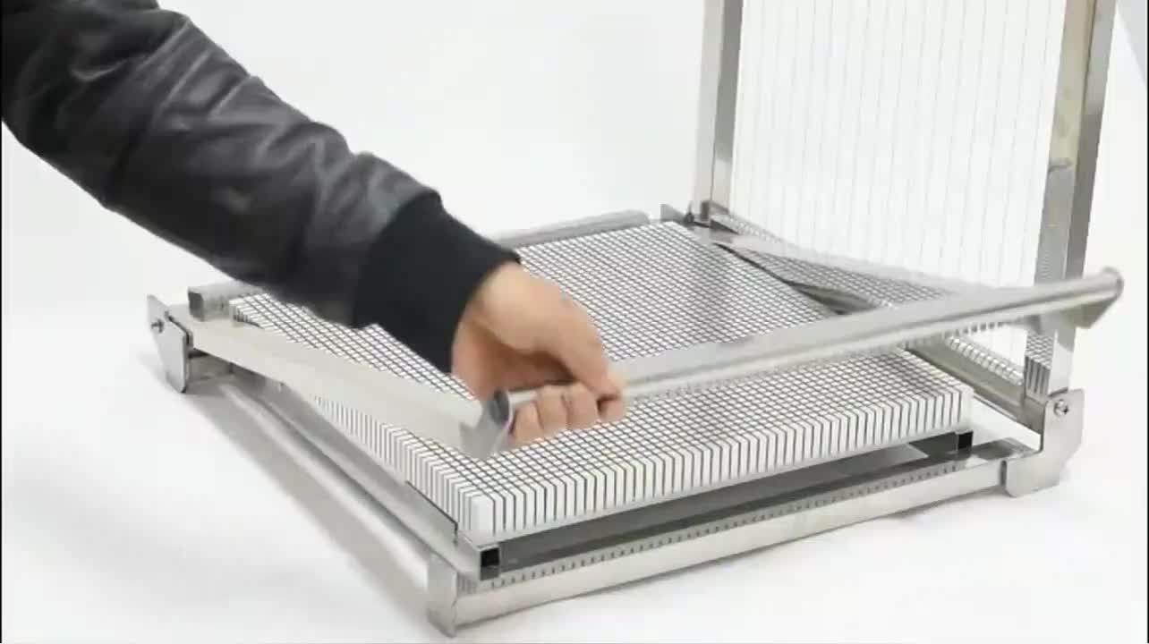 Stainless Steel Manual Chocolate Cube Guitar Cutter Double Blade Cake ...