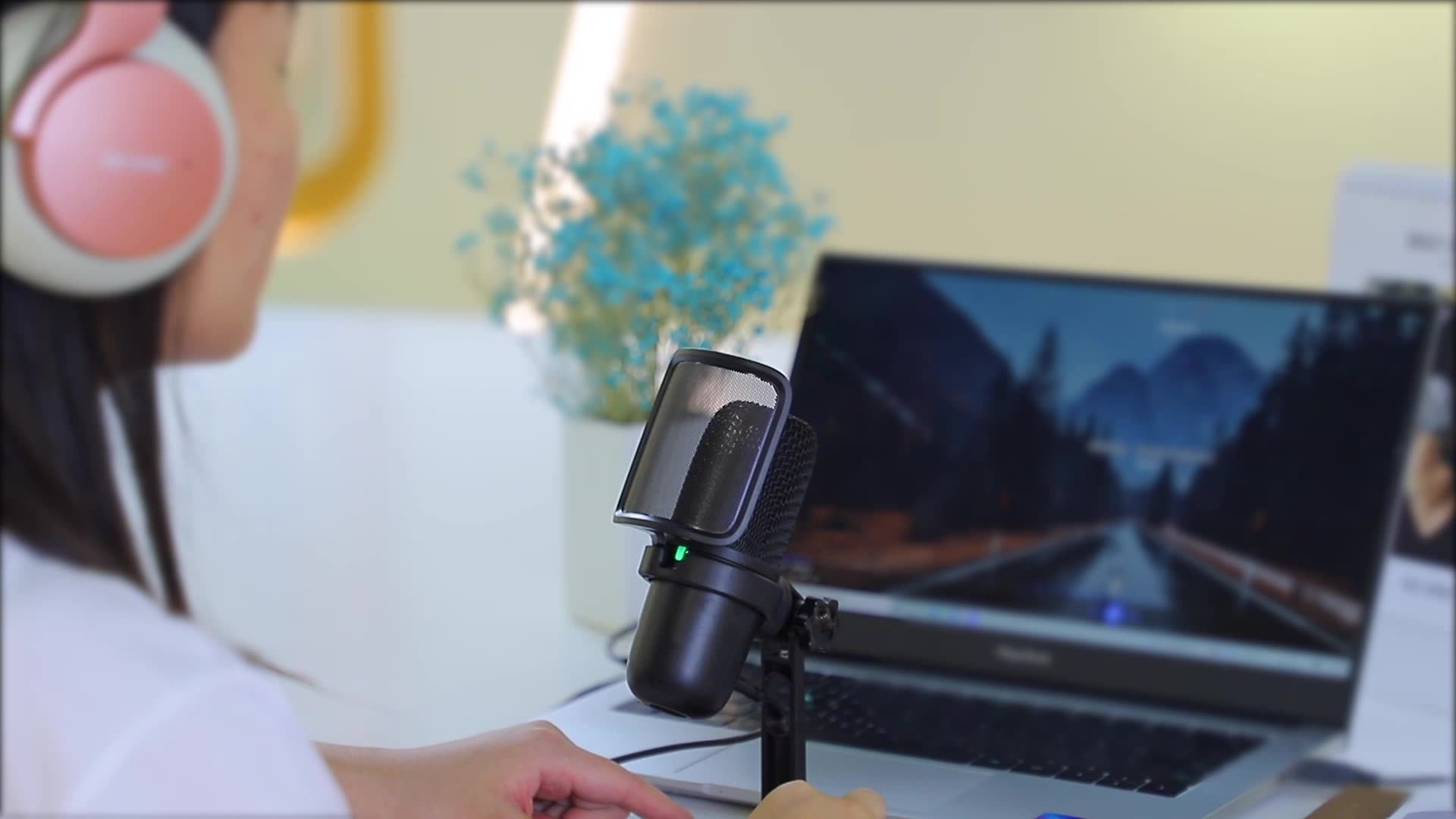 Ko-star Usb Microphone 24bit 192khz Mic With Tap-to-mute Sensor For ...