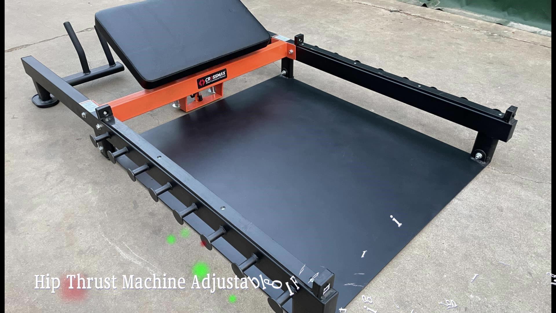 Crossmax Hip Thrust Glute Machine Strength Plate Loaded Machine - Buy ...