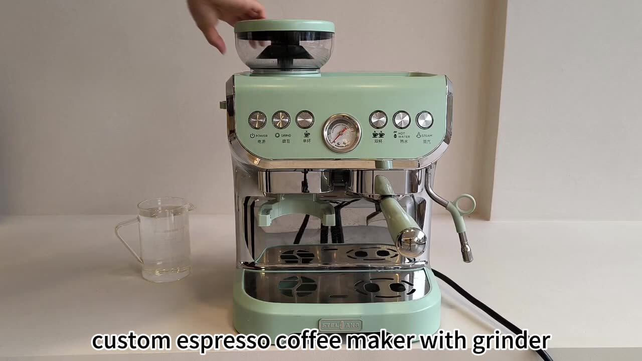 Professional Cafetera Expresso Ground Bean To Cup Coffee Maker Machine ...