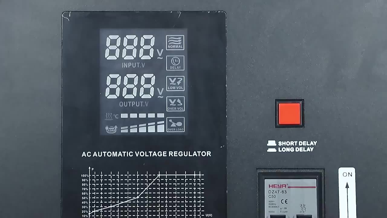 10kva Automatic Voltage Stabilizer Single Phase Ac Output 220v Wide ...