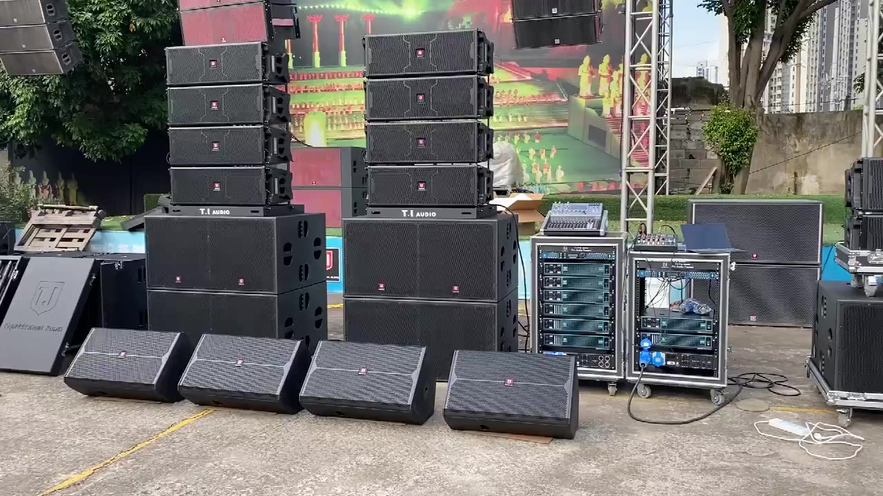 La-210 Line Array Double 10 Event Sound System Professional Audio Pa System Pro Line Array ...