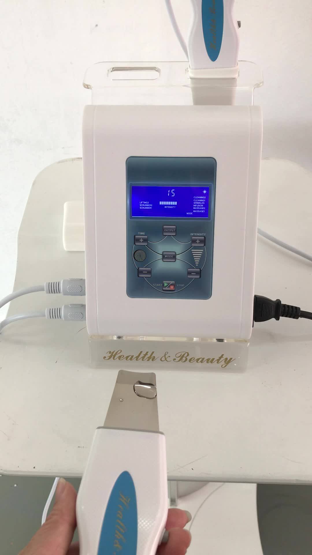 High Quality Digital Ultrasonic Skin Scrubber For Body Skin Peeling ...